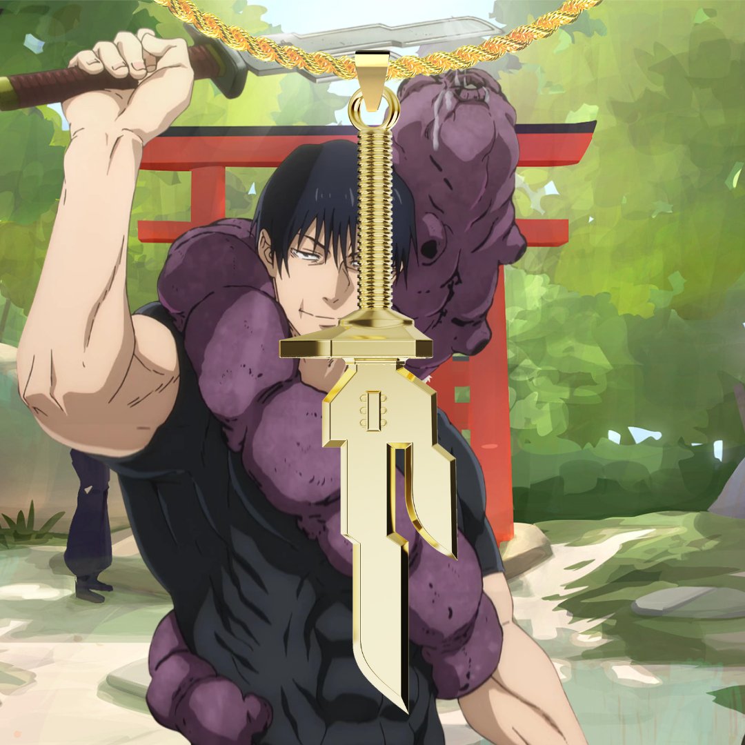 18K Toji's Spear of Heaven Pendant – NAnimerica